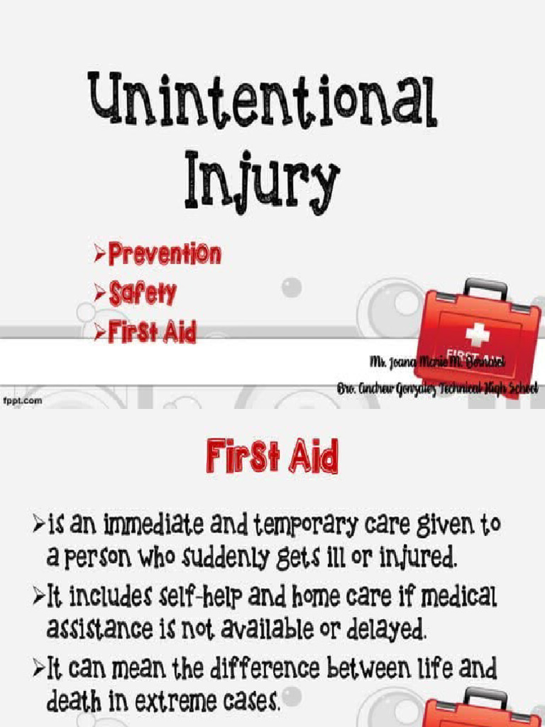 Q3 LESSON 1 UNINTENTIONAL INJURY | PDF