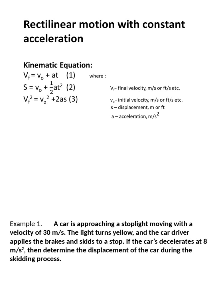 Automobile Motion Analysis | PDF | Acceleration | Velocity