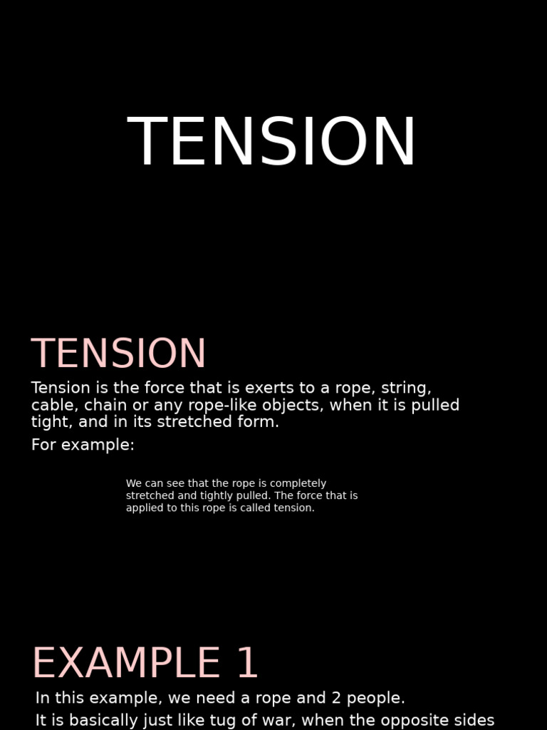 Forces of Tension | PDF