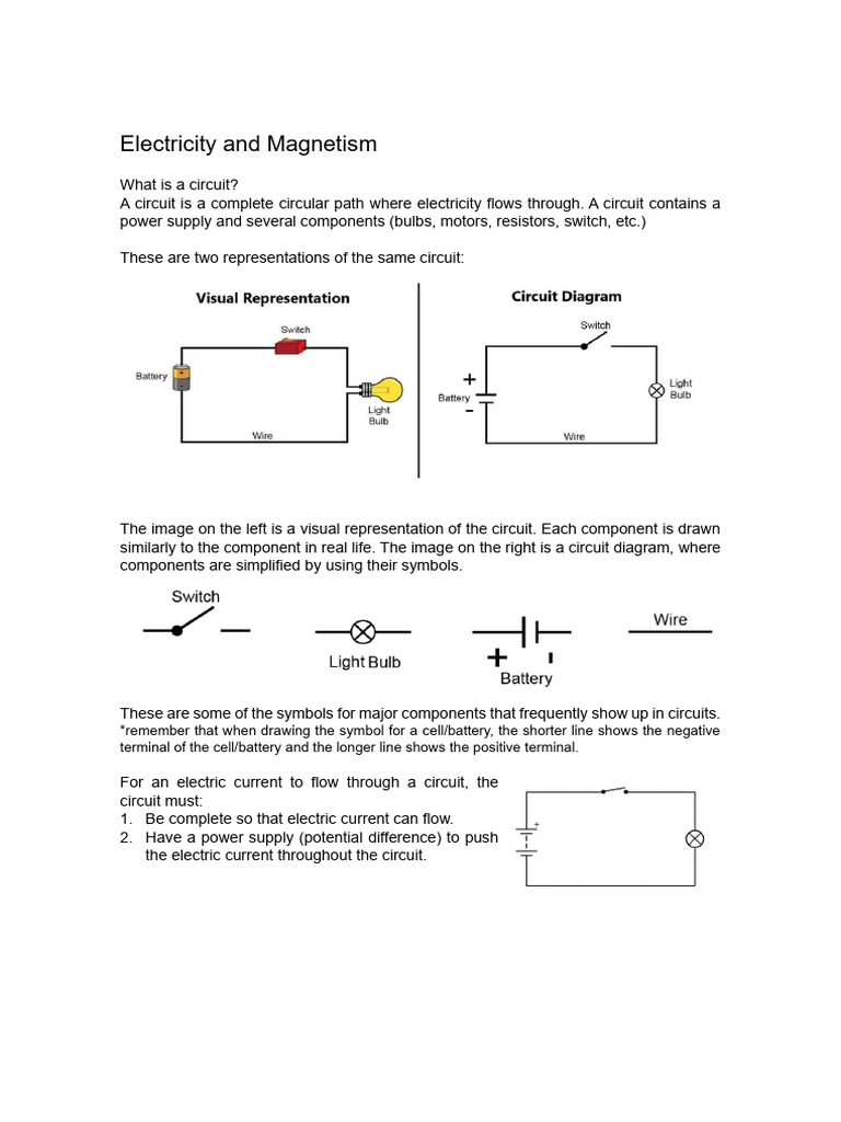 Understanding Circuits: Basics of Electricity | PDF | Electric Current ...