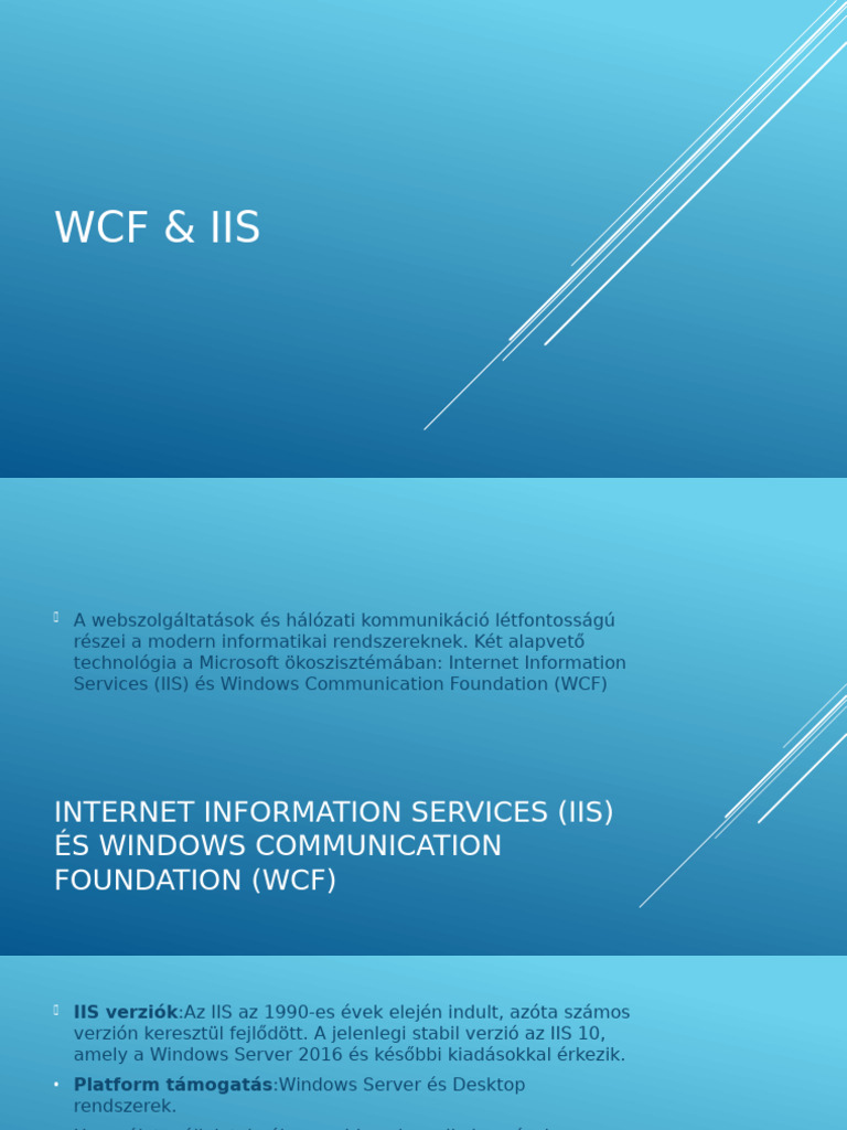 WCF & Iis | PDF