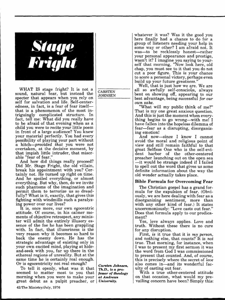 Stage Fright - Min197607.-Carsten Jhonsen | PDF