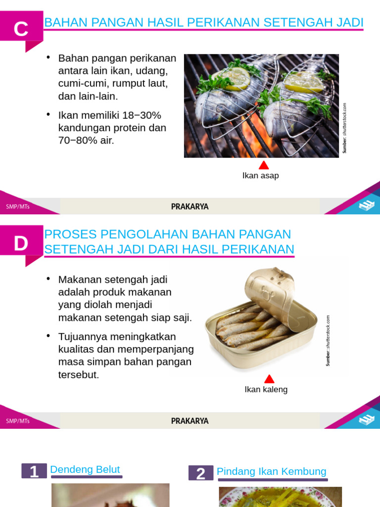 pengolahan dan penyajian bahan makanan setengah jadi | PDF