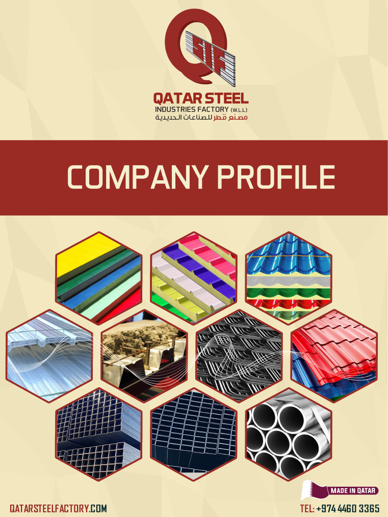 Qatar Steel Industries Factory Catalog Company Profile | PDF | Rolling ...