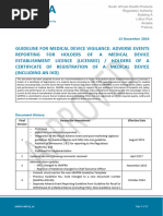MDCG 2024-1: Device Vigilance Guidance | PDF | Medical Device