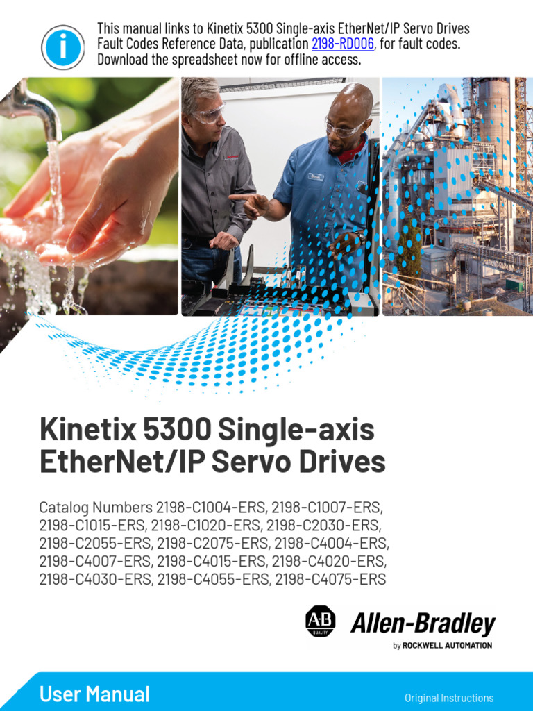 Kinetix 5300 Single-Axis Ethernet/Ip Servo Drives: User Manual | PDF ...