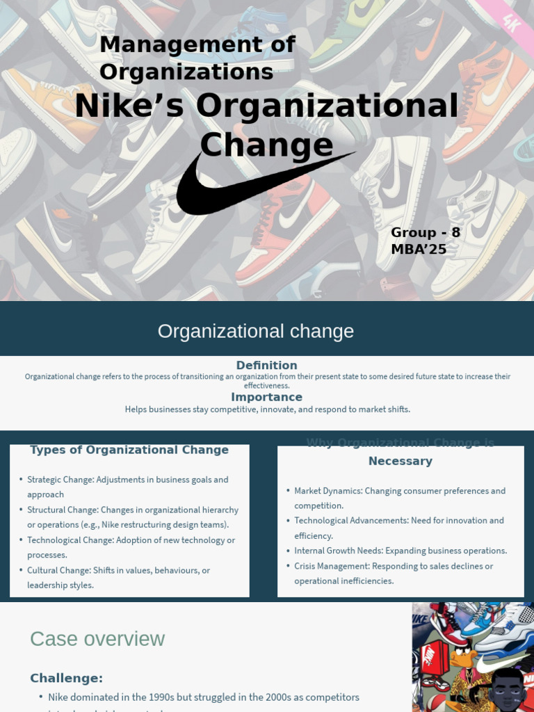 Organizational Change.pptx (1) | PDF | Nike | Consumer Behaviour