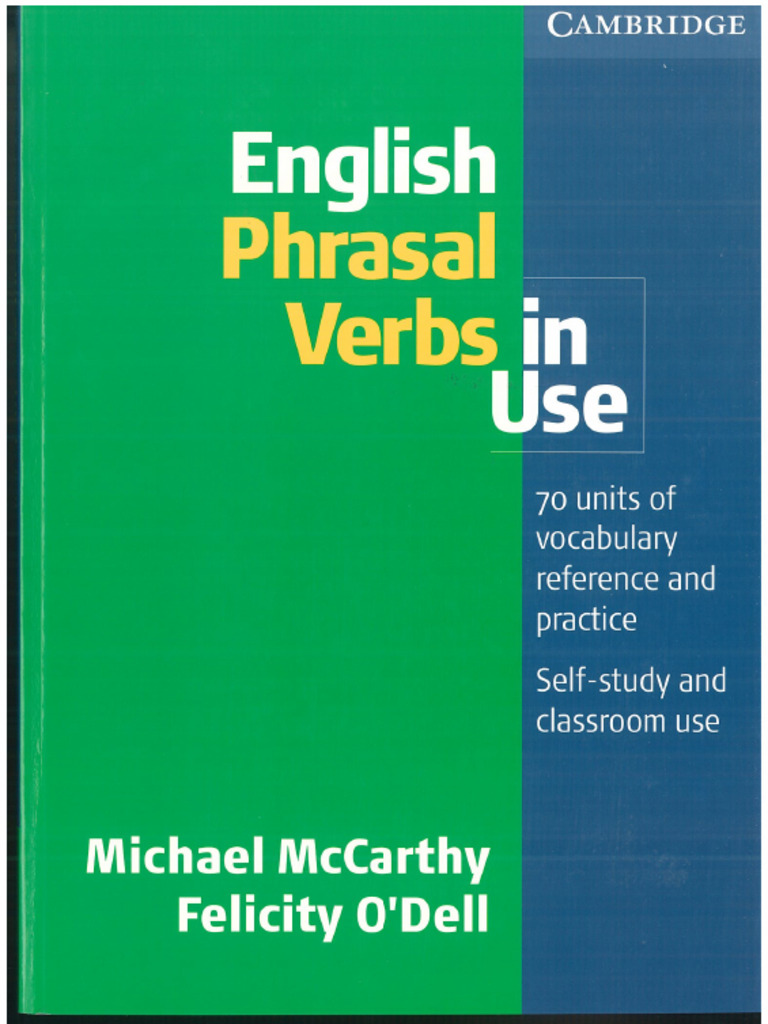 English Phrasal Verbs in Use Intermediate | PDF