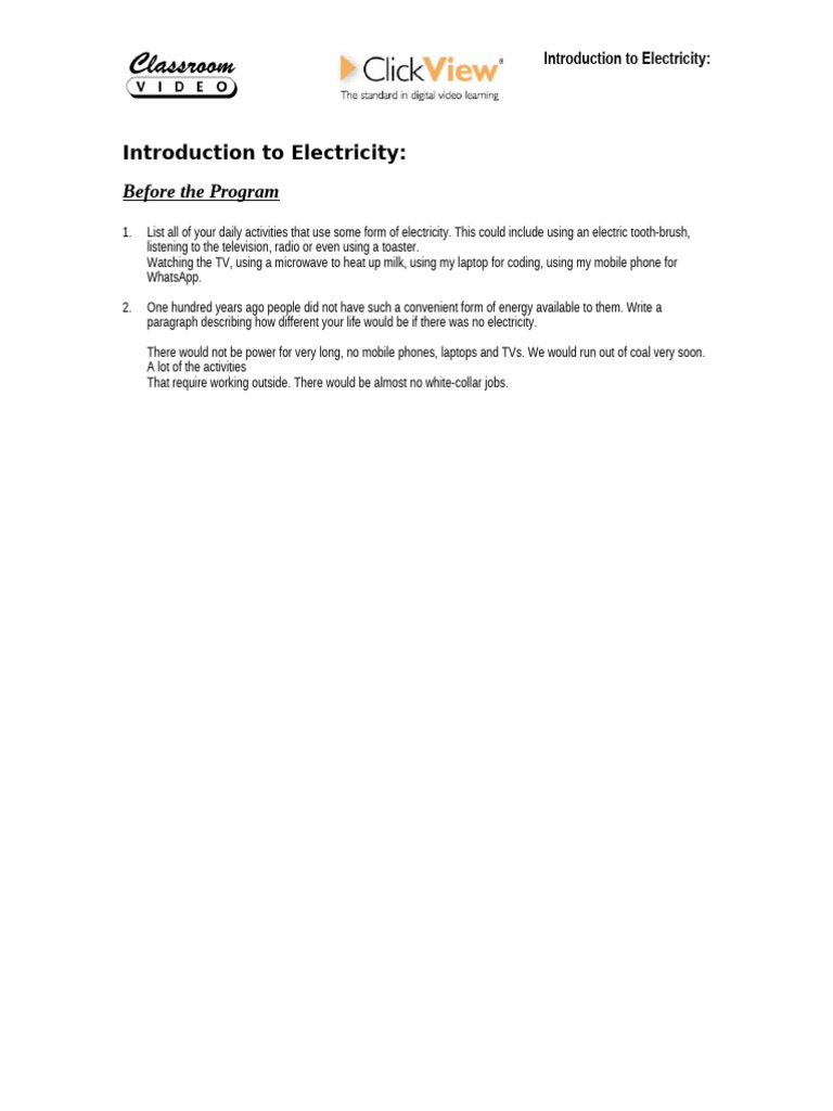 Understanding Electricity Basics | PDF | Electricity | Electric Charge