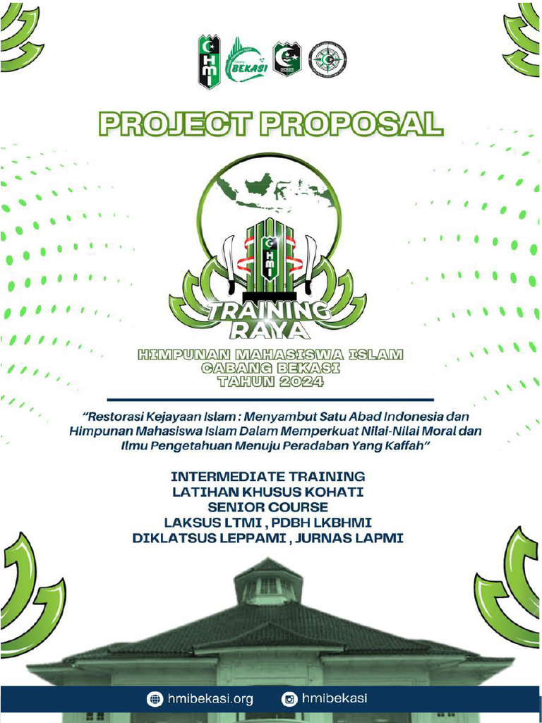 PROPOSAL TRAINING RAYA HMI CABANG BEKASI 2025 | PDF
