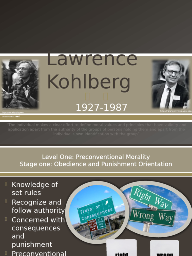 Lawrence Kohlberg For SP | PDF | Liberal Arts Education | Psychological ...
