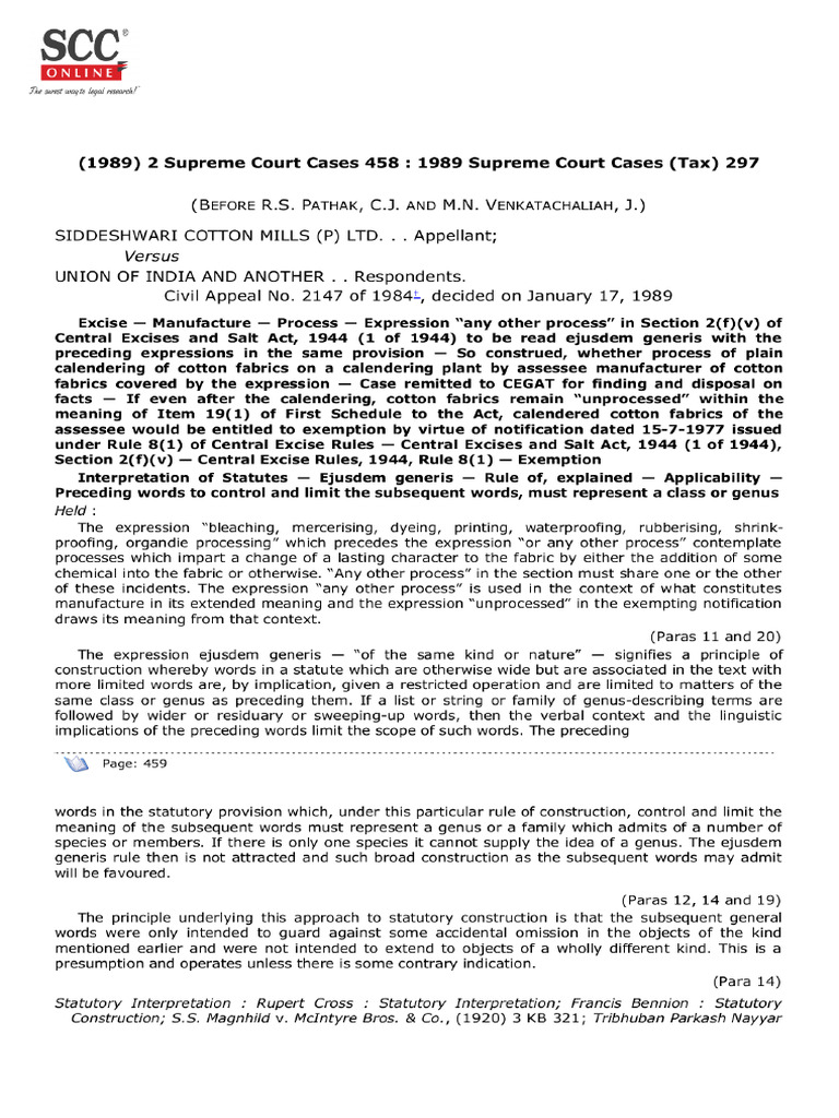 SCC Online Web Edition Overview | PDF