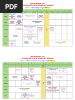 IIT Madras Common Timetable | PDF | Art | Technology & Engineering