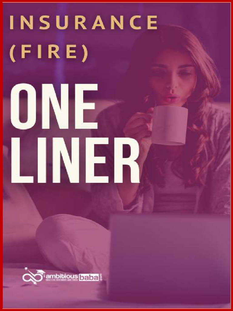 Fire | PDF | Insurance | Indemnity