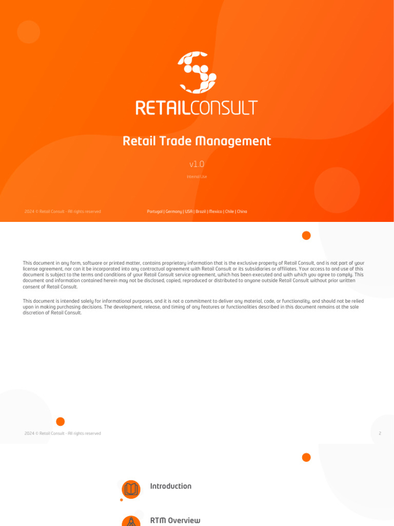 RTM Training | PDF | Business | Trade