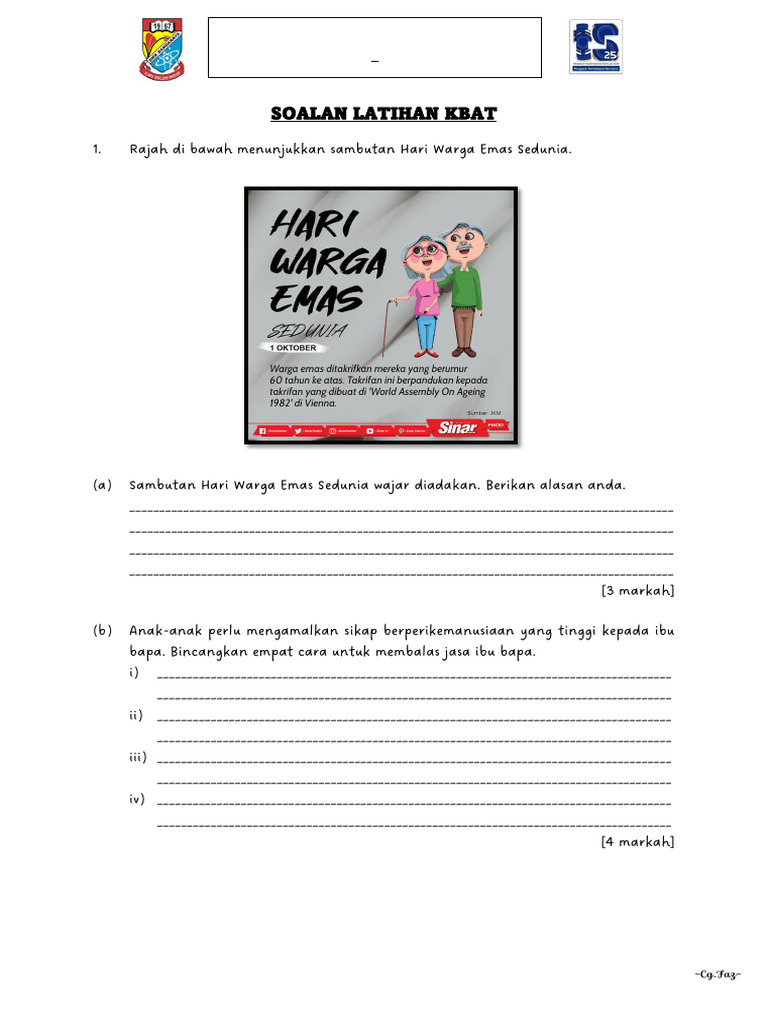 Latihan Kbat PM | PDF