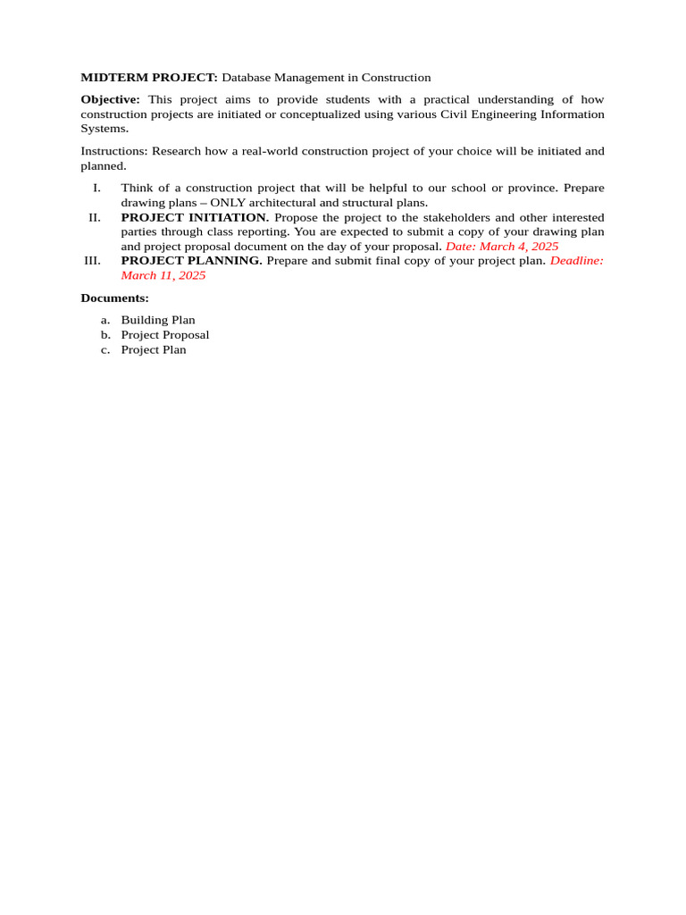 Cem 4 Midterm Project | PDF