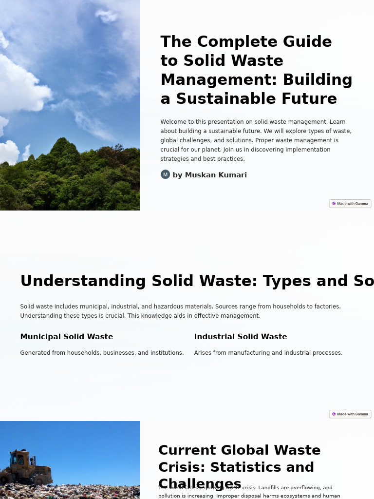 The Complete Guide to Solid Waste Management Building a Sustainable ...