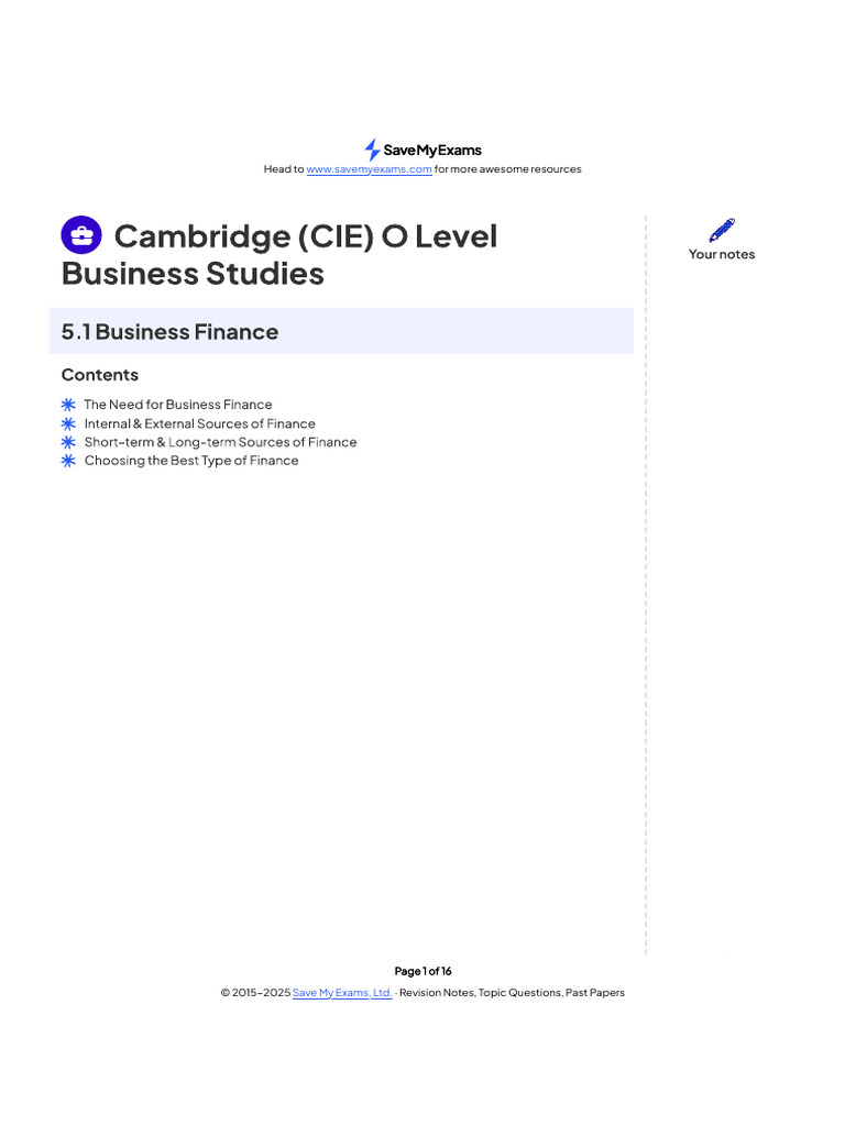 Business Finance | PDF