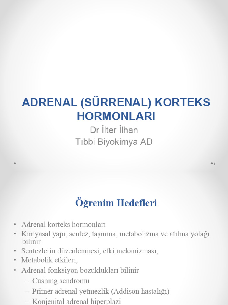 4-4 Adrenal Korteks Hormonları-2024 | PDF