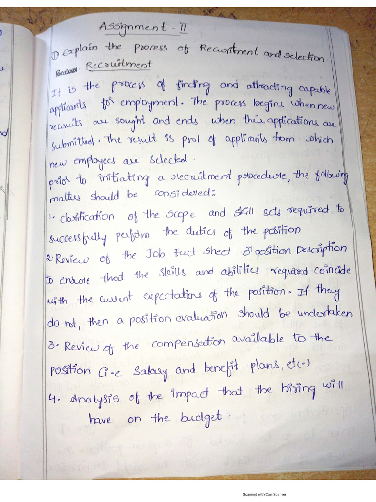 FOM Assignment2 | PDF