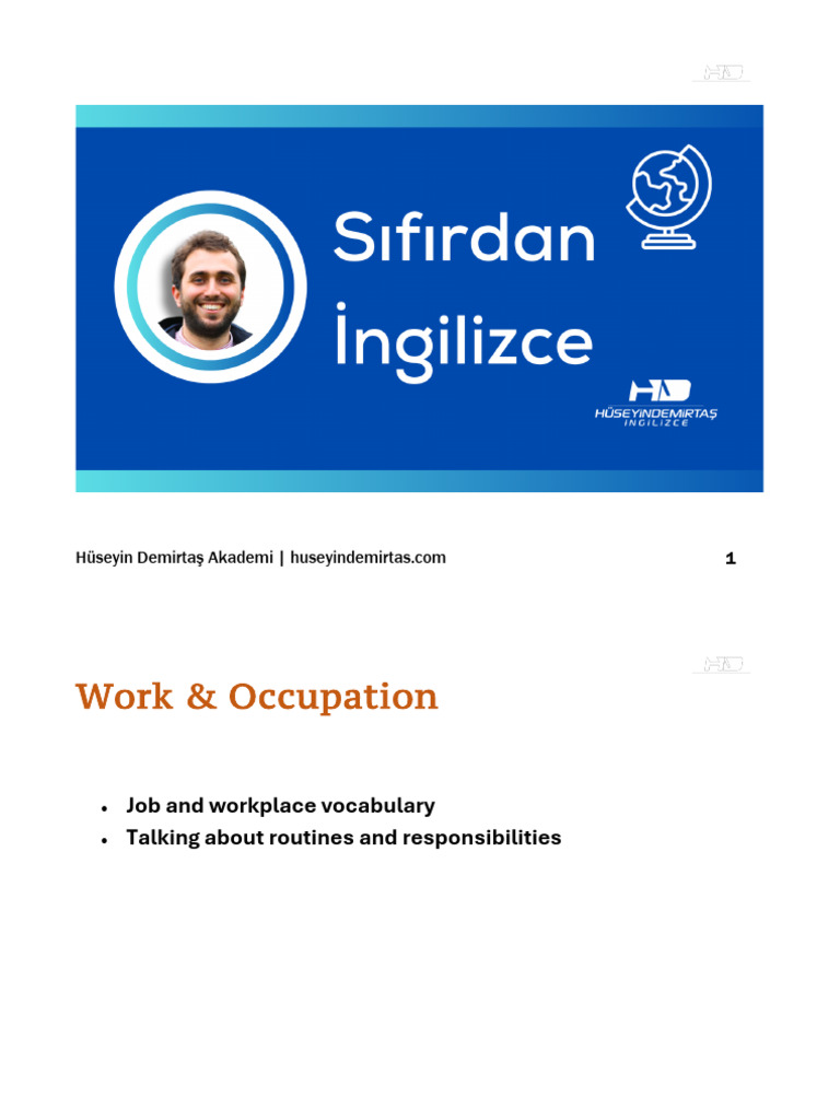 Work and Occupations | PDF
