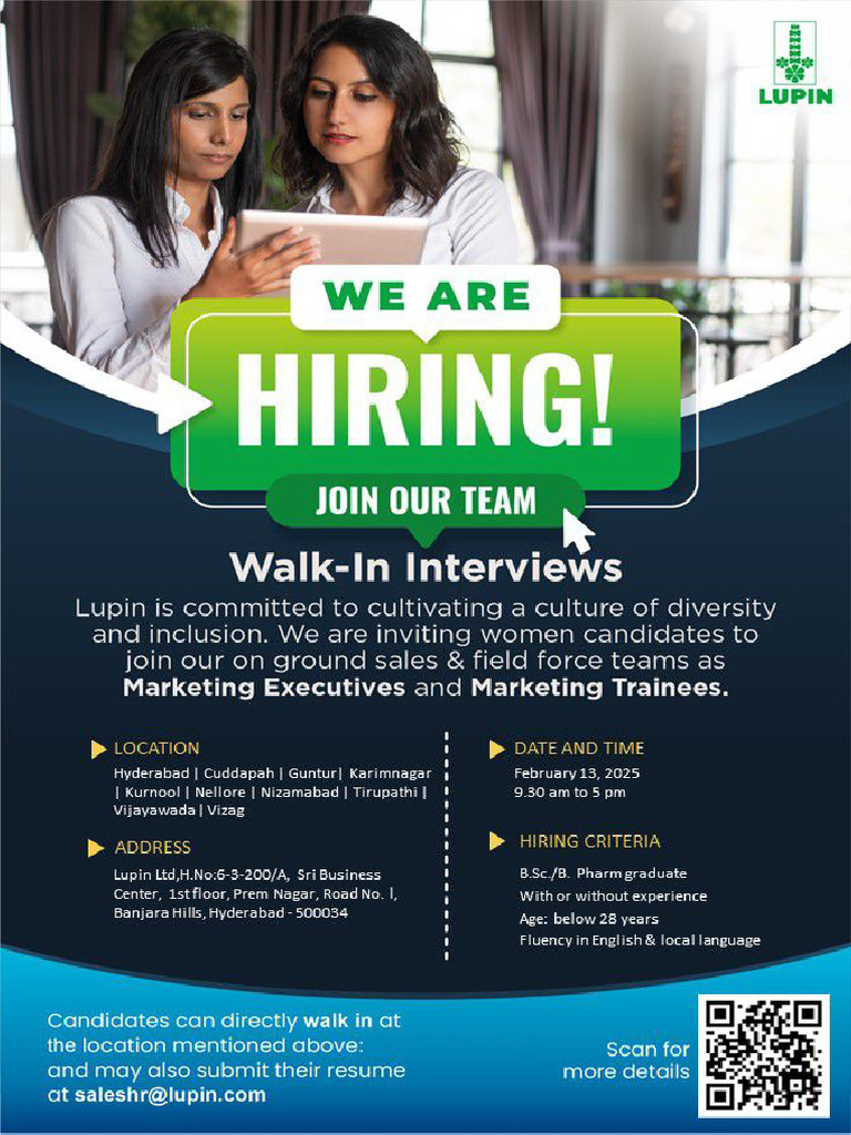Walk in Interviews | PDF