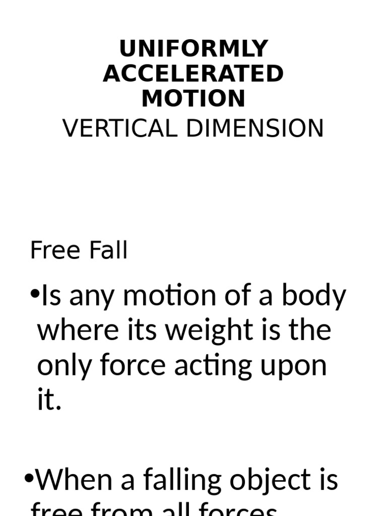 Free-fall | PDF