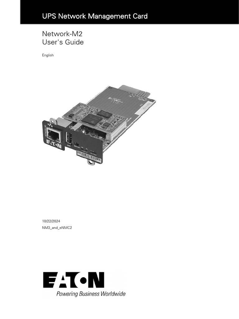 Eaton Network m2 User Guide | PDF | World Wide Web | Internet & Web