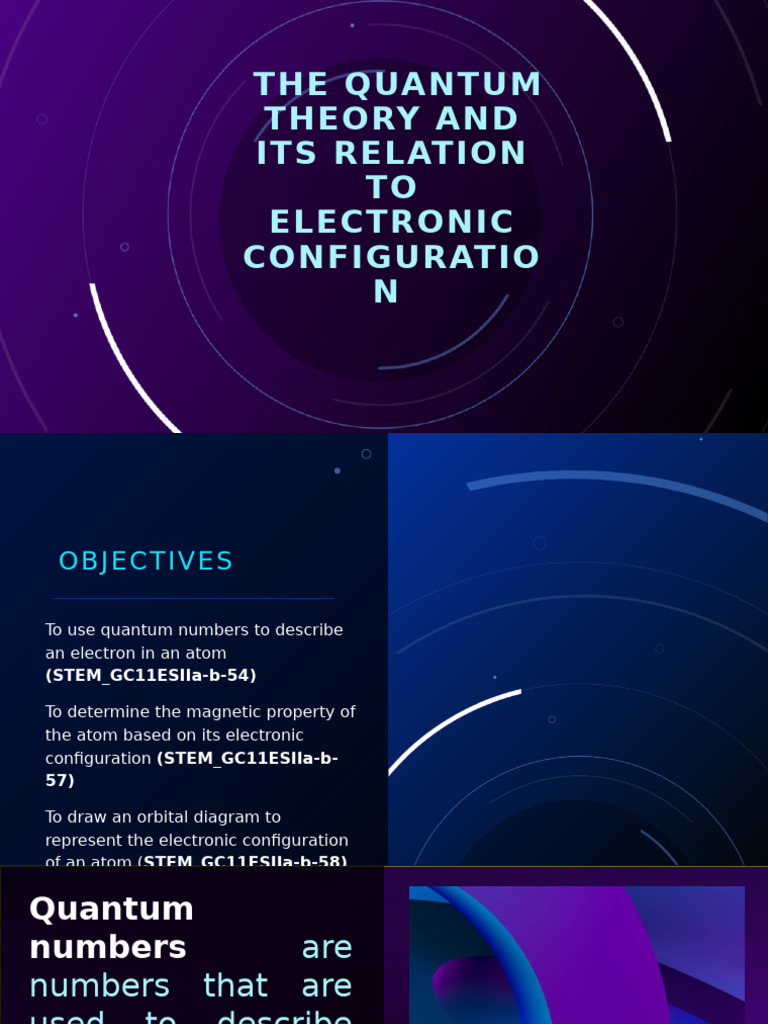 Quantum Numbers and Electron Configurations | PDF | Atomic Orbital ...