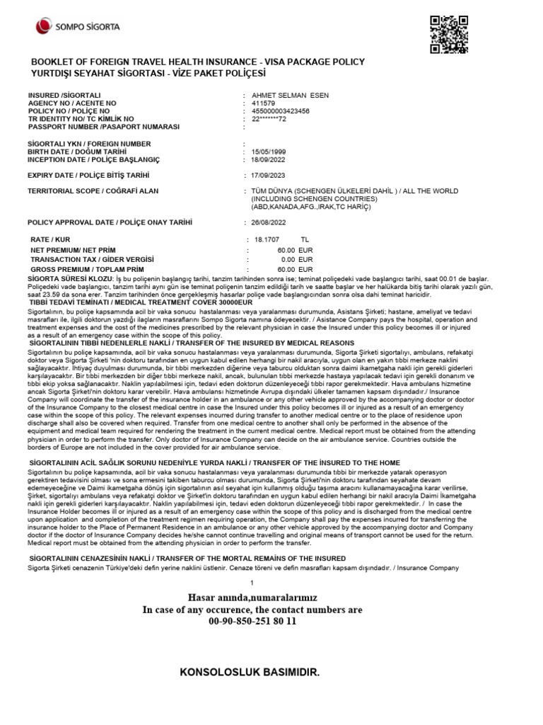 Sigorta:insurance B | PDF