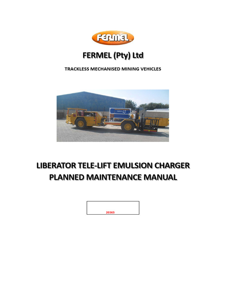 FERMEL (Pty) LTD: Trackless Mechanised Mining Vehicles | PDF | Belt ...
