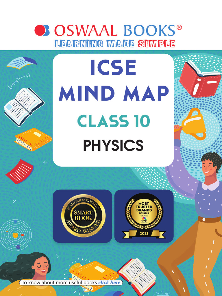Oswaal ICSE Class 10th Physics Mind Map For 2022 Exam | PDF | Force | Refraction