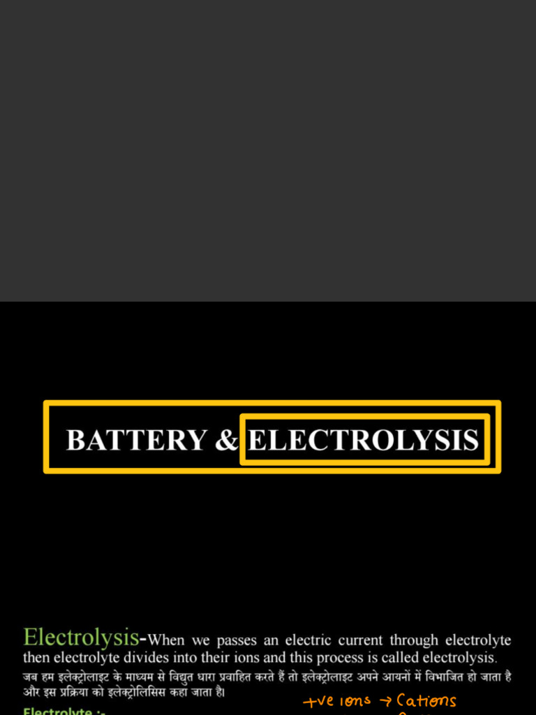 Lect-1 Cell & Battery - 53214156 - 2025 - 02 - 09 - 17 - 44 | PDF
