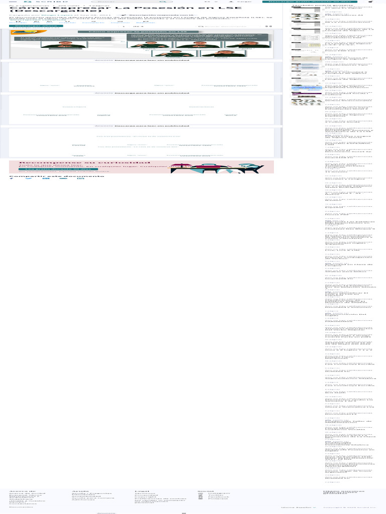 Cómo Expresar La Posesión en LSE (Descargable) PDF | PDF | Lingüística | Idiomas