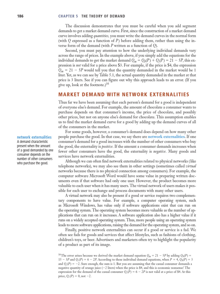 Network Externalities - Detailed Explanation | PDF | Demand | Demand Curve