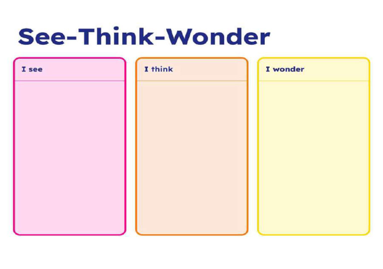 See Think Wonder | PDF