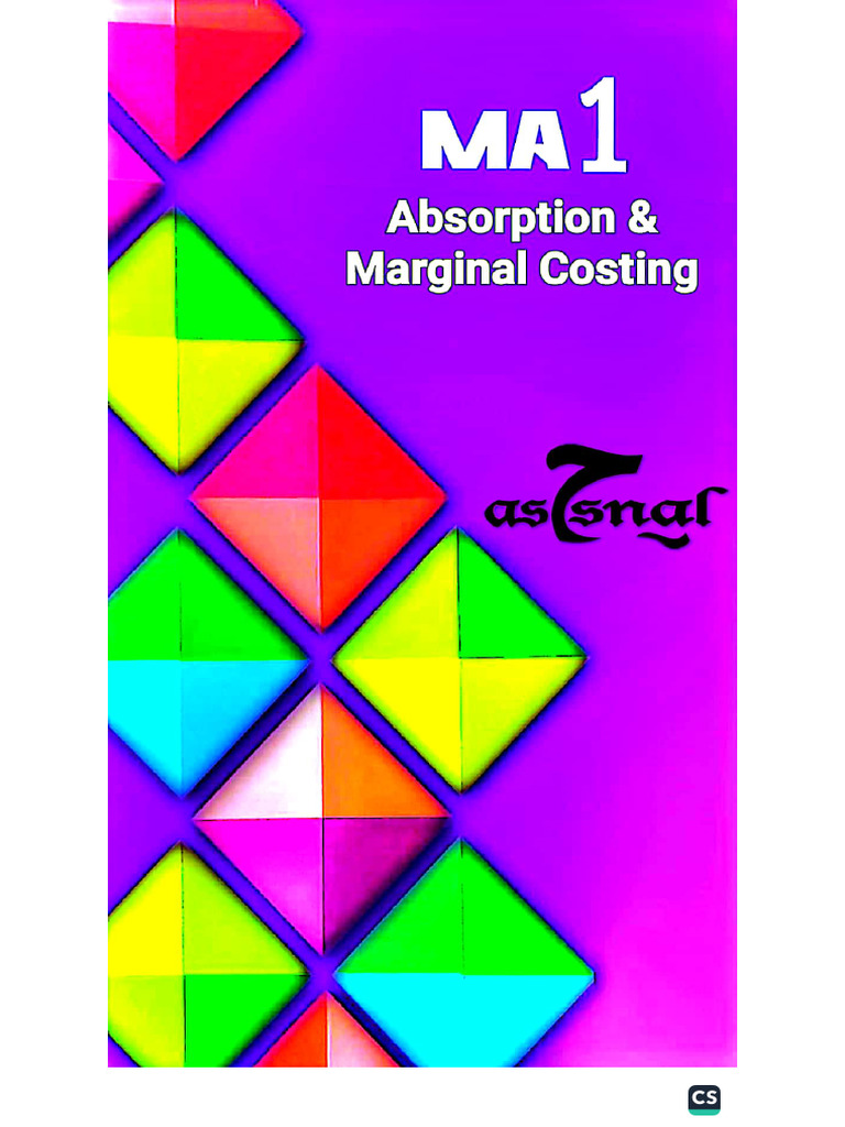 Marginal & Absorption Costing | PDF