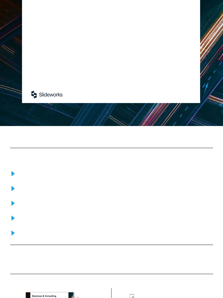 Slideworks - Consulting Toolkit - OVERVIEW | PDF | Business