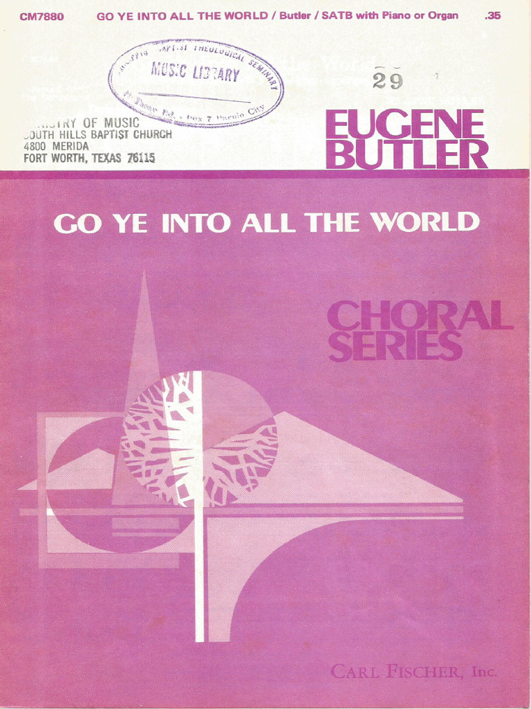 Go Ye Into All The World | PDF