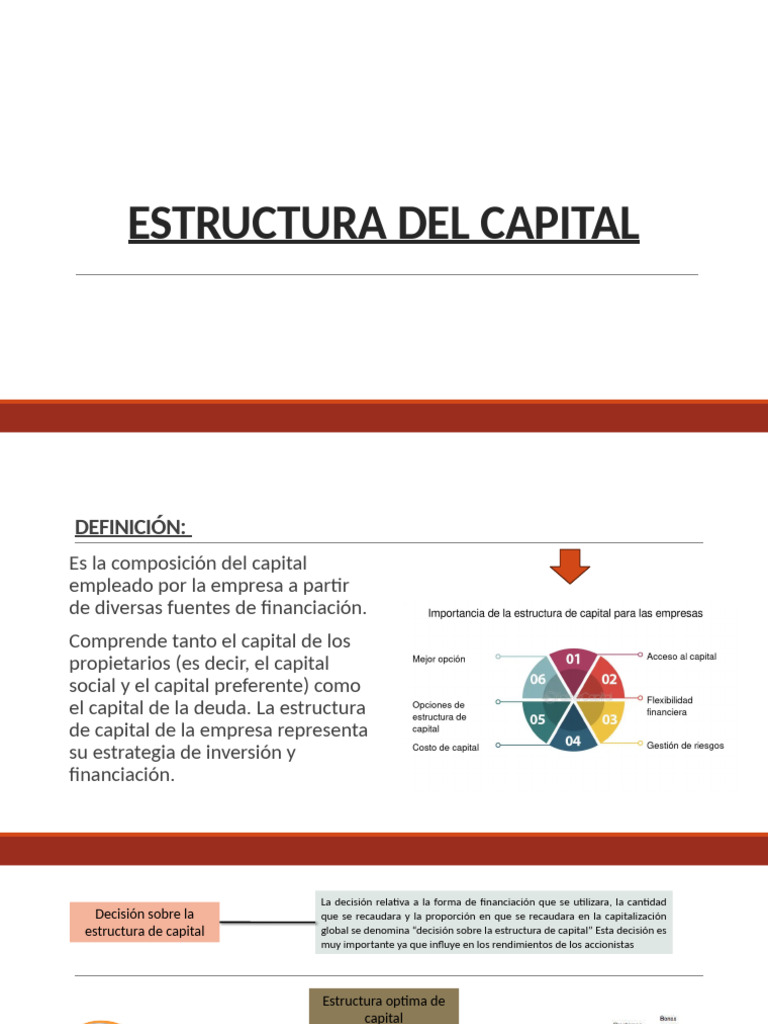 ESTRUCTURA DE CAPITAL | PDF | Business | Deuda