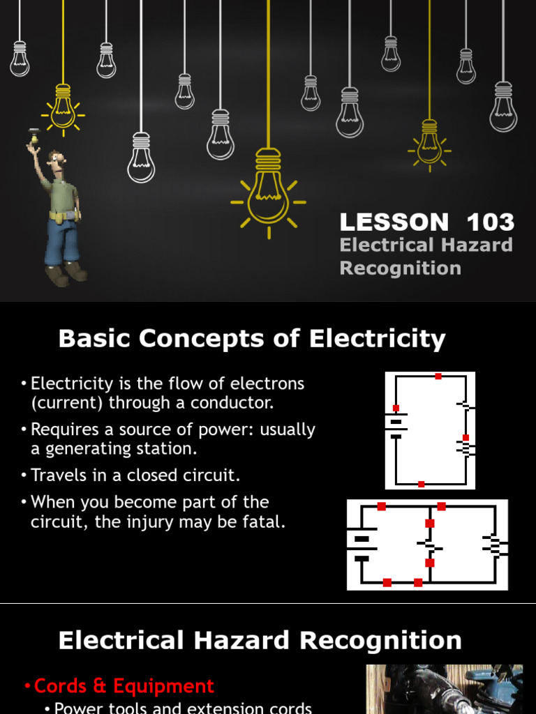 Module 103 - Electrical Hazard Recognition | PDF