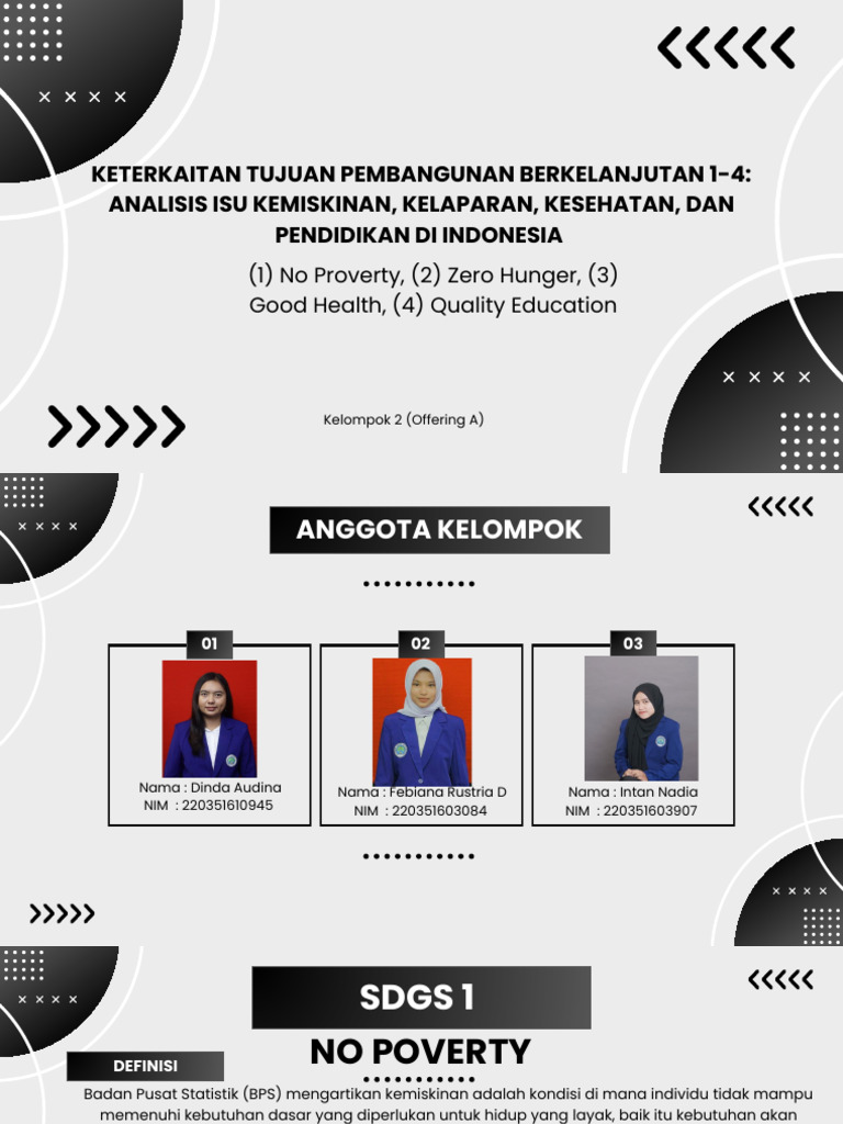 Sdgs 1-4 - Kelompok 2 | PDF