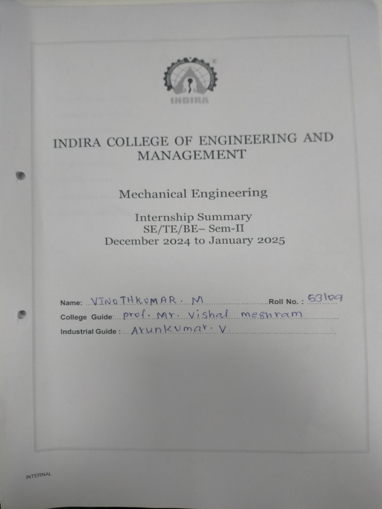 Vinothkumar Diary | PDF | Inquiry | Methodology