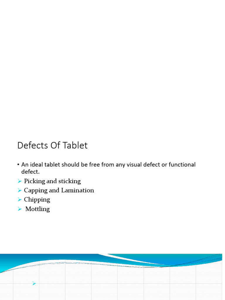 Tablet Coating and Defects | PDF | Tablet (Pharmacy) | Industrial Processes