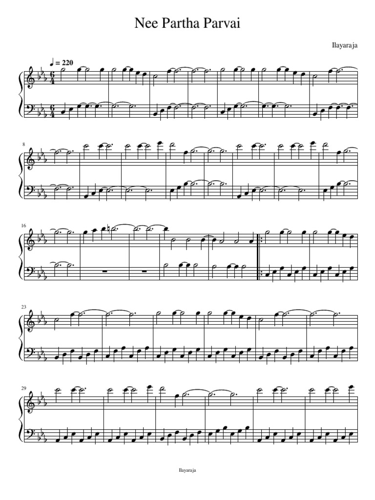 Nee Partha Paravai Illayaraja | PDF