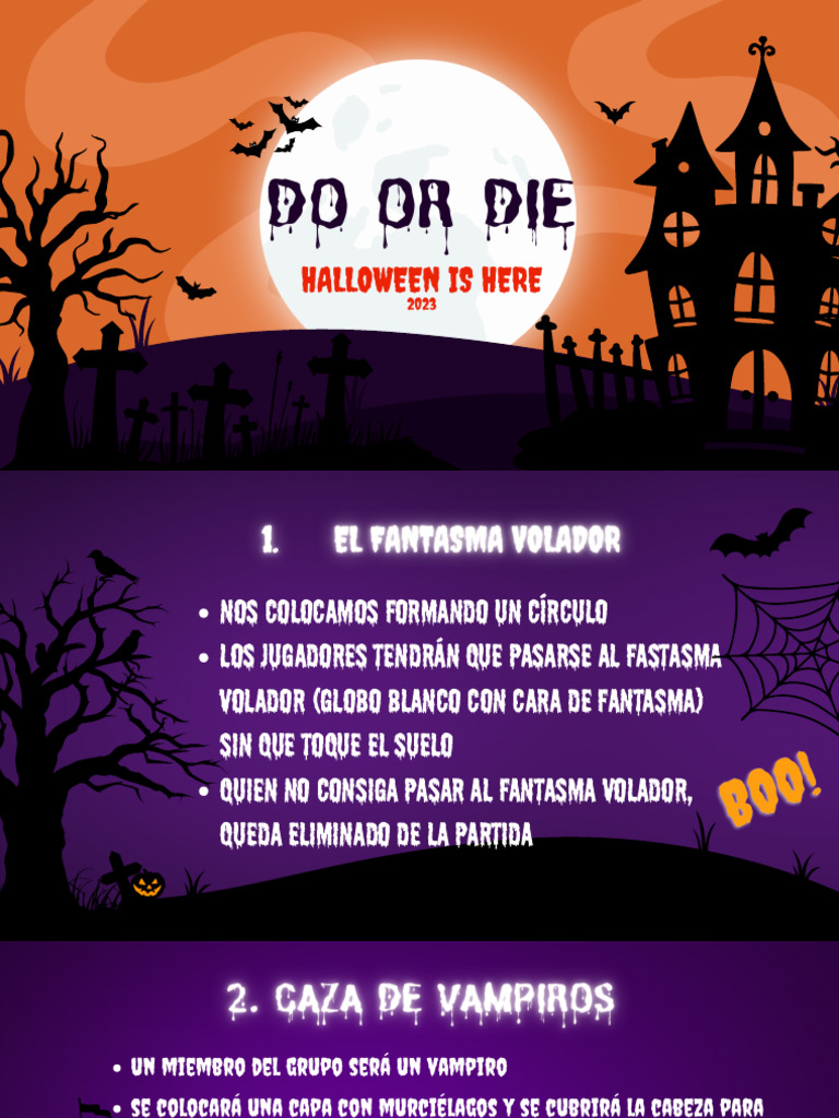 Juegos Divertidos para Halloween 2023 | PDF