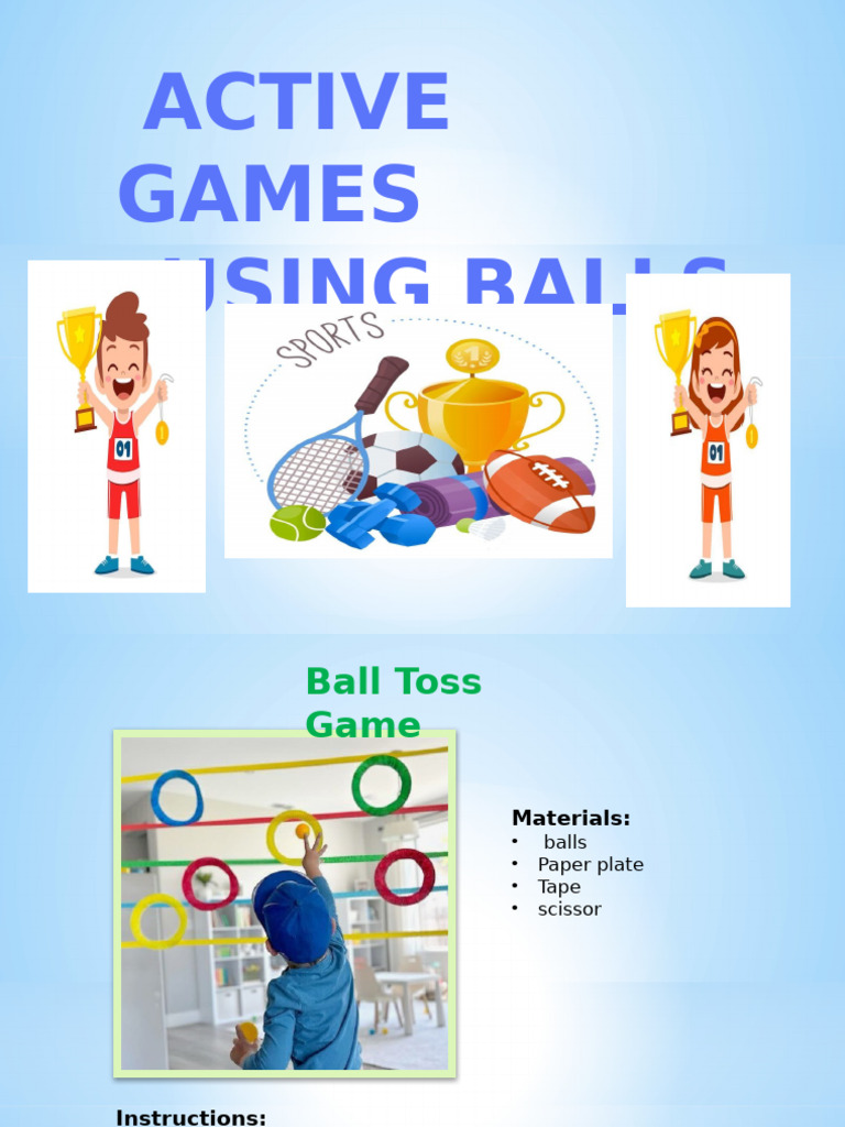 Active Games Using Balls 1-6-2025 Finish | PDF | Sports