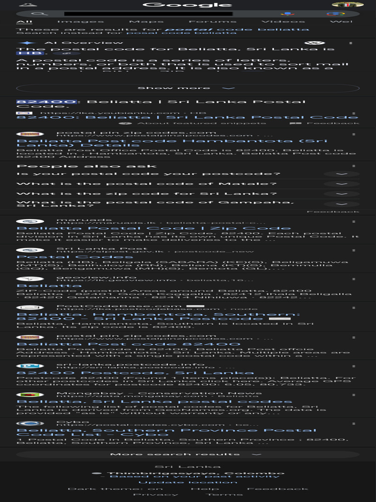 Posal Code Beliatta - Google Search | PDF | Written Communication ...