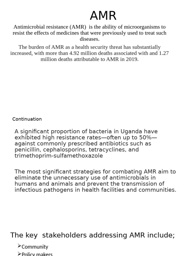 AMR 2025 | PDF | Antimicrobial Resistance | Infection